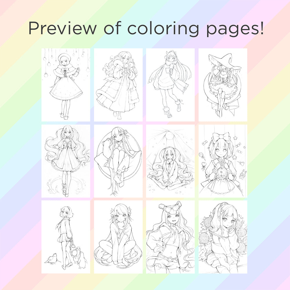 Dream Vol.1 - Coloring Book [Digital Copy] – Ladowska