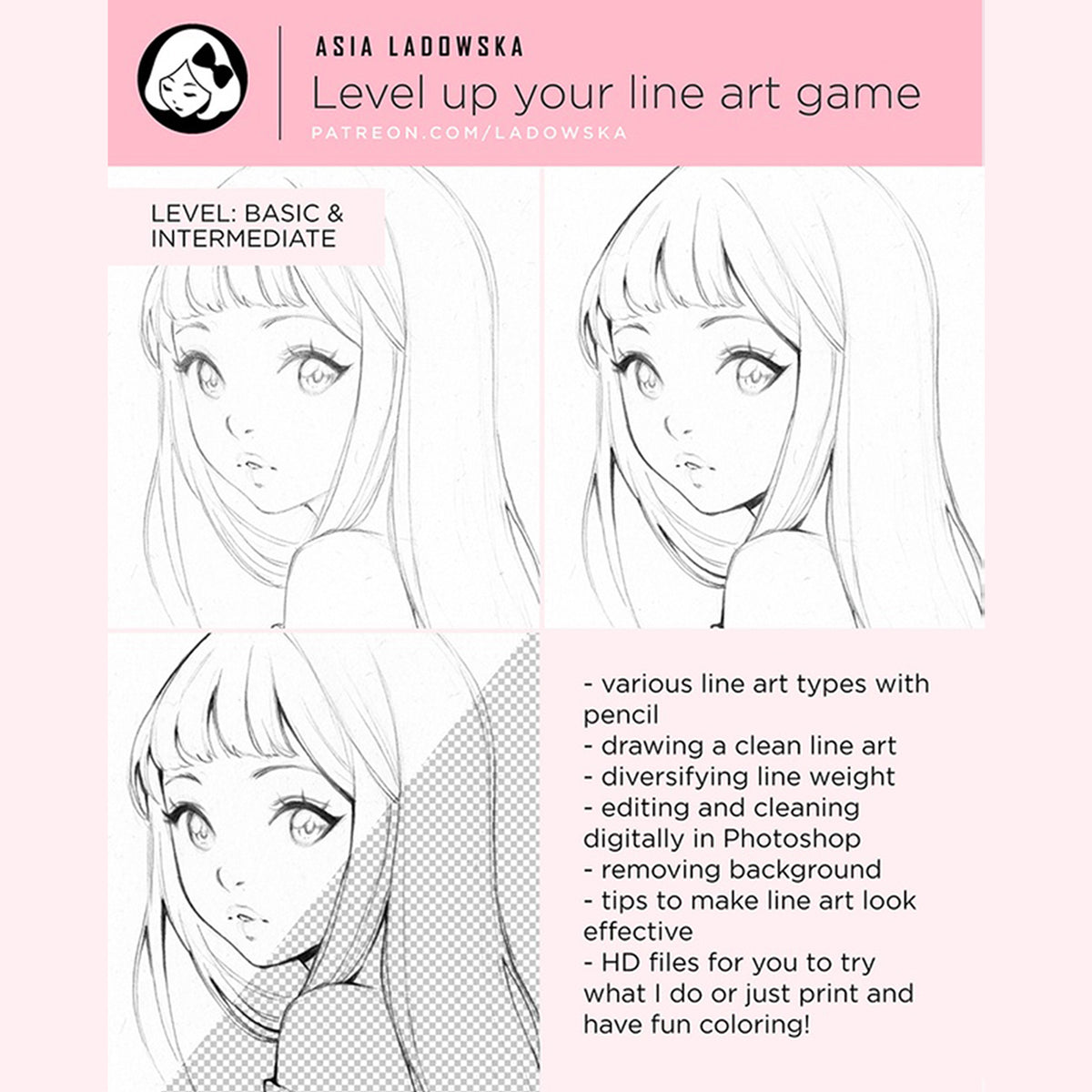 Level Up Your Pencil & Line Art Skills – Ladowska